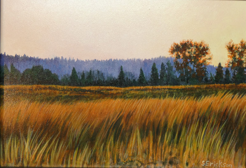 Drive By Sunset Acrylic Painting – Shari Erickson Art